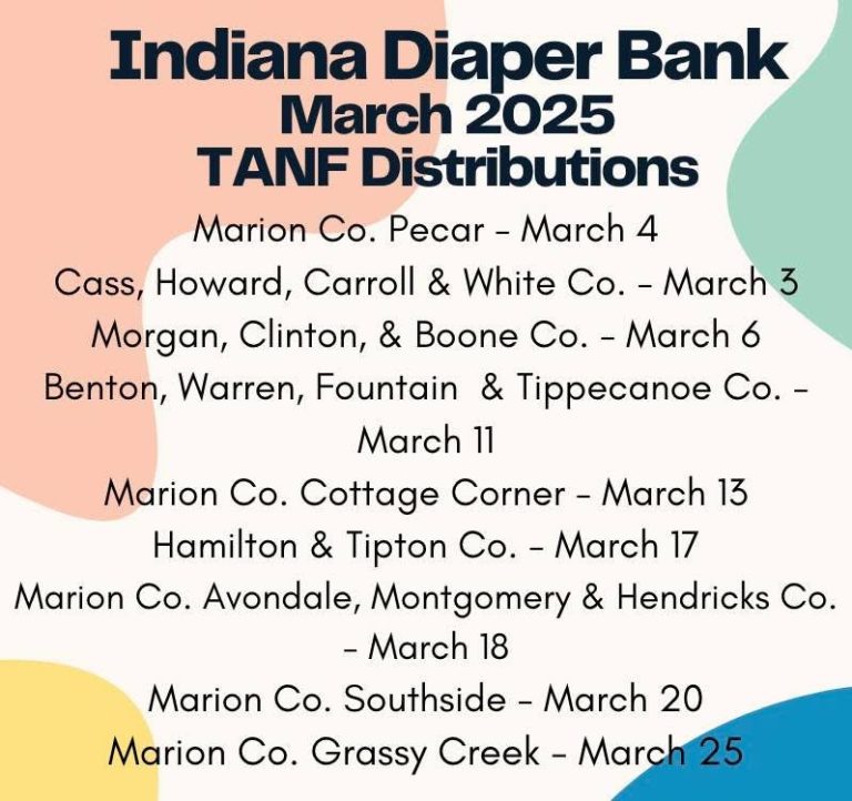 Indiana Diaper Bank Announces Dates & Locations For Service Project ...