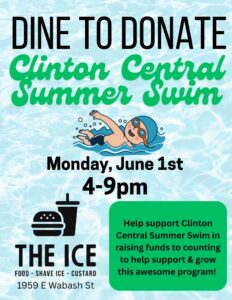 Clinton Central Summer Swim Hosting Dine to Donate Fundraiser at The ...