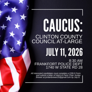 The Clinton County Council At-Large Caucus will be held on Saturday ...